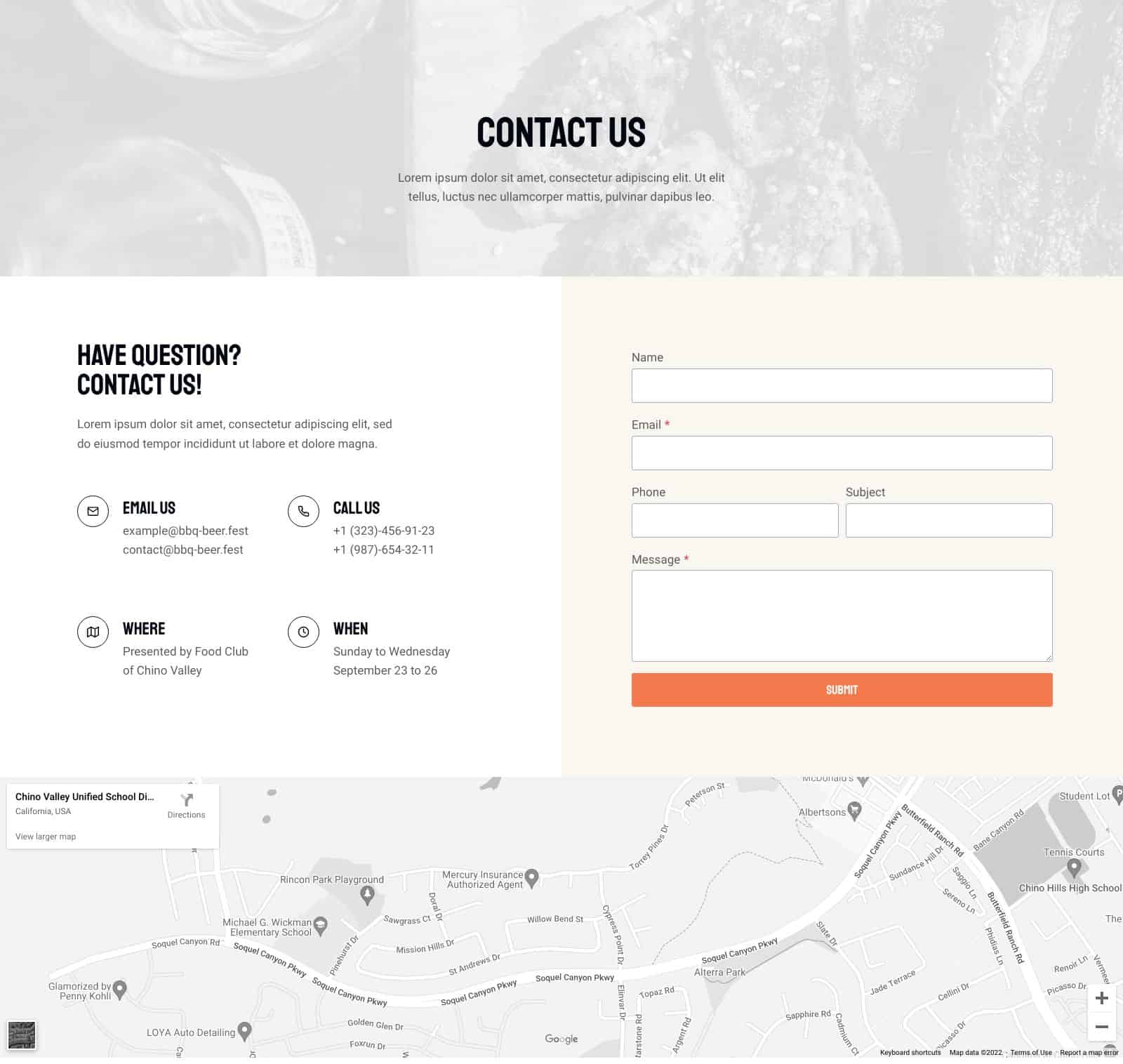 Contact - P&P CHEF Official Website